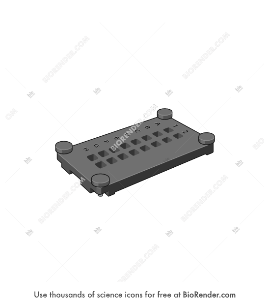 Free Hybridization cassette (16 wells, top plate) Icons, Symbols ...