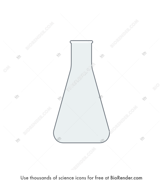 Free Erlenmeyer flask (small, schematic) Icons, Symbols & Images ...