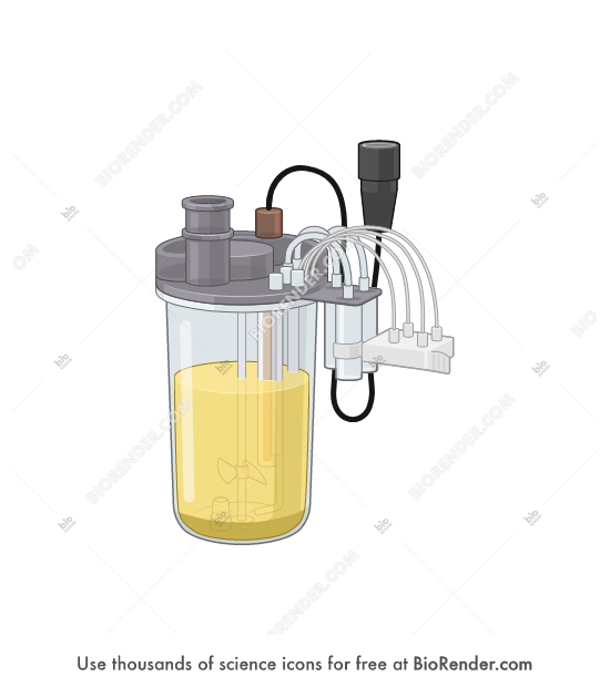 Free Bioreactor (AMBR 250, perfusion, full liquid) Icons, Symbols ...