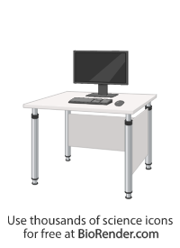 Free Desk with computer Icons, Symbols & Images | BioRender