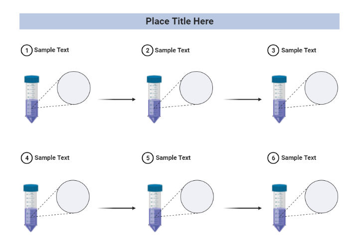 Protocol with Falcon Tube (Layout 3x2) | BioRender Science Templates