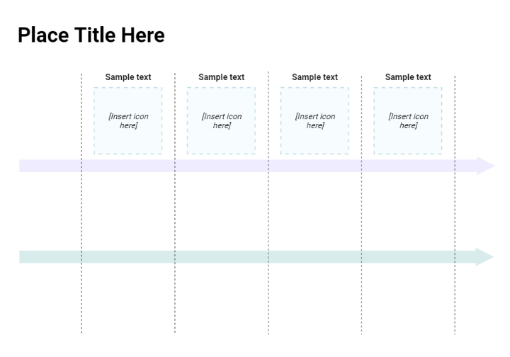 Blank Columns with Arrows (Layout 4x3) | BioRender Science Templates