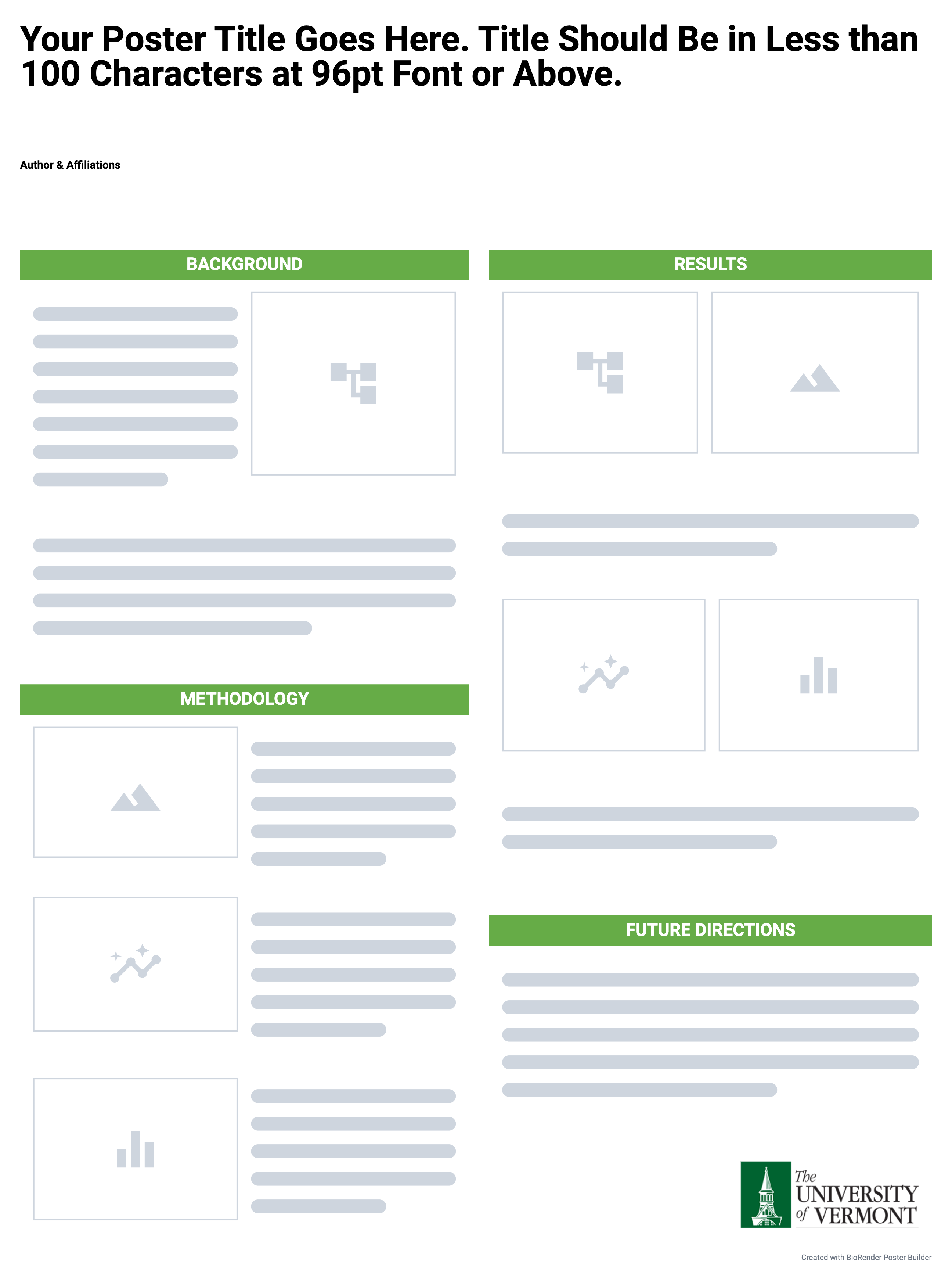 A0 Portrait Poster Template