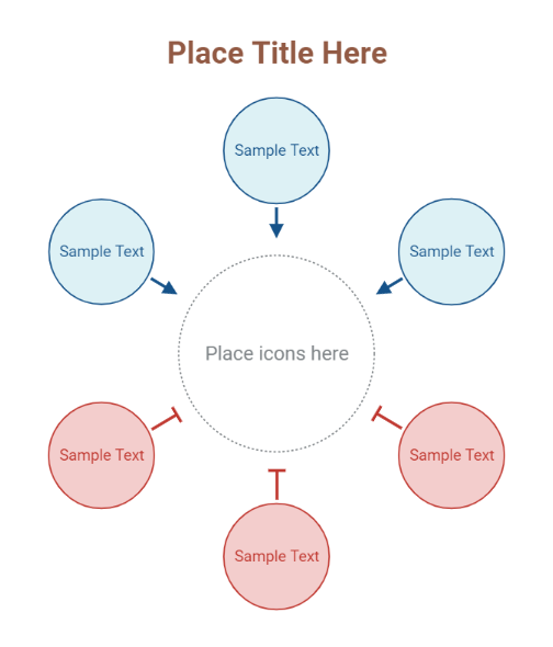 Cycle Diagram (6 Segments) (Stimulation vs. Inhibition) | BioRender ...