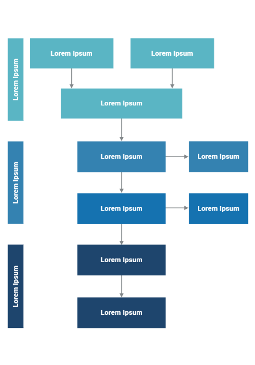 Flow Chart (6 Levels, Vertical) 2 | BioRender Science Templates