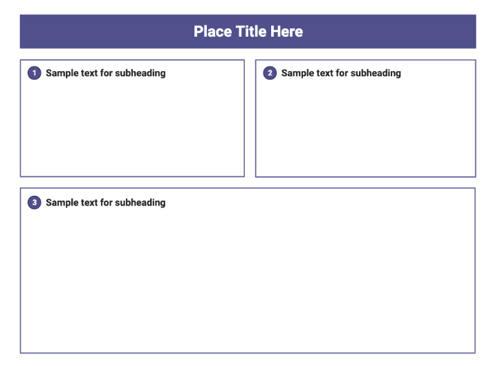 3-Section Panel (Layout) | BioRender Science Templates