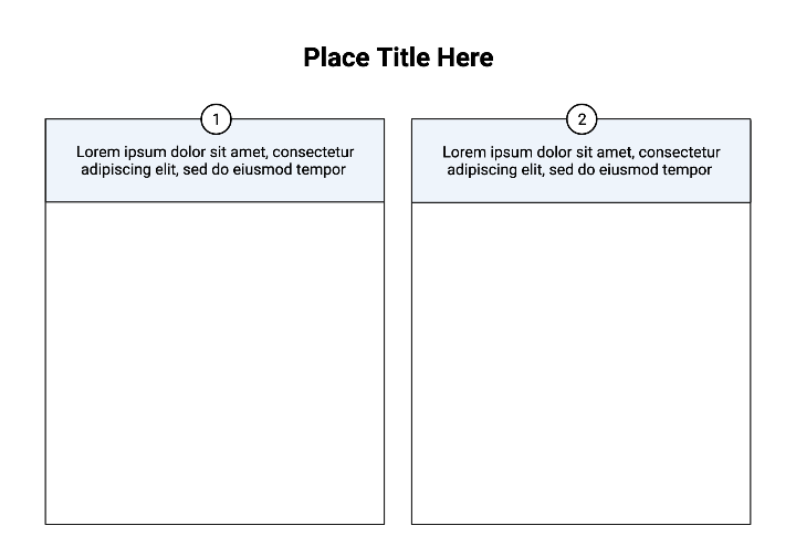 Blank Panels (Layout 2x1) | BioRender Science Templates