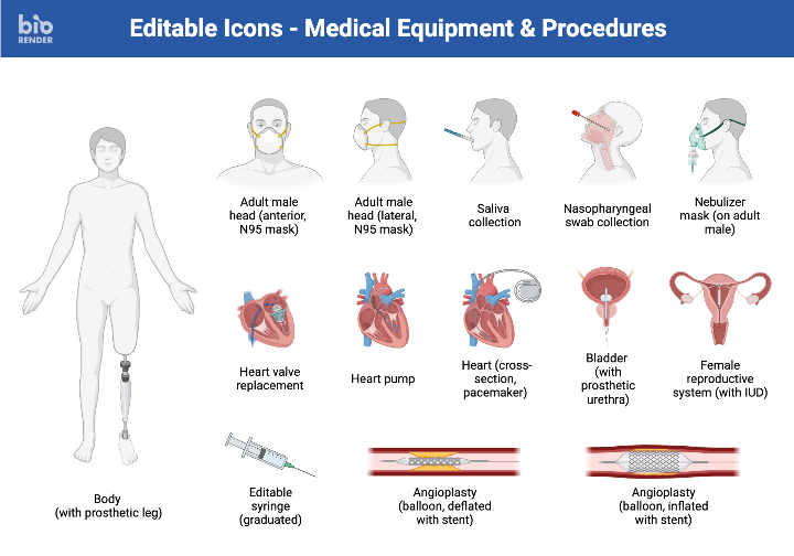 Editable Icons - Medical Equipment & Procedures | BioRender Science ...