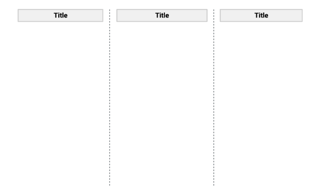 Blank Panels (Layout 3x1) | BioRender Science Templates