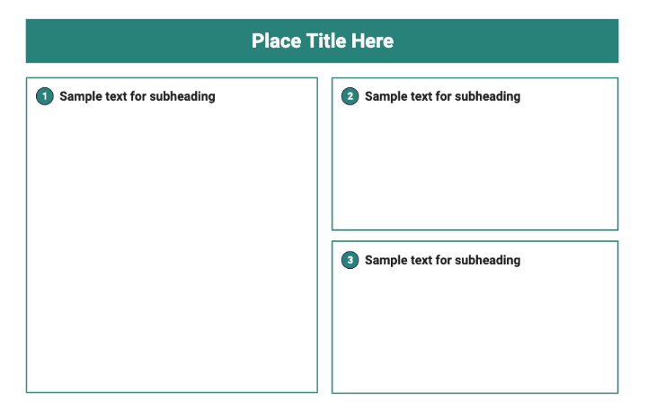 3-Section Panel (Layout) 2 | BioRender Science Templates