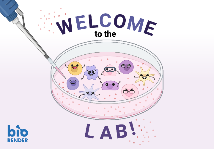 Petri Dish Welcome to the Lab E-Card | BioRender Science Templates