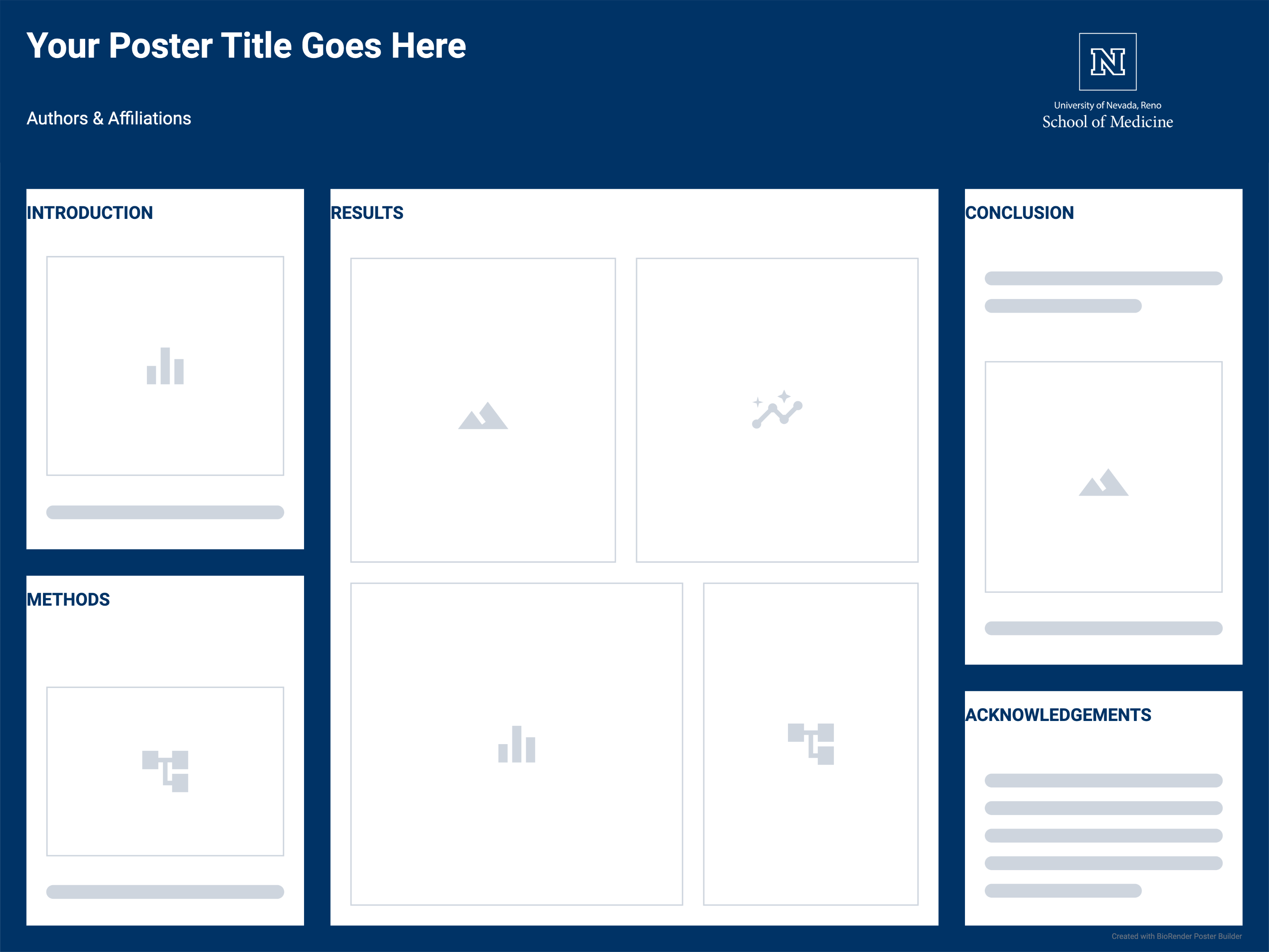 University of Nevada, Reno Poster Template – Landscape 1 | BioRender ...