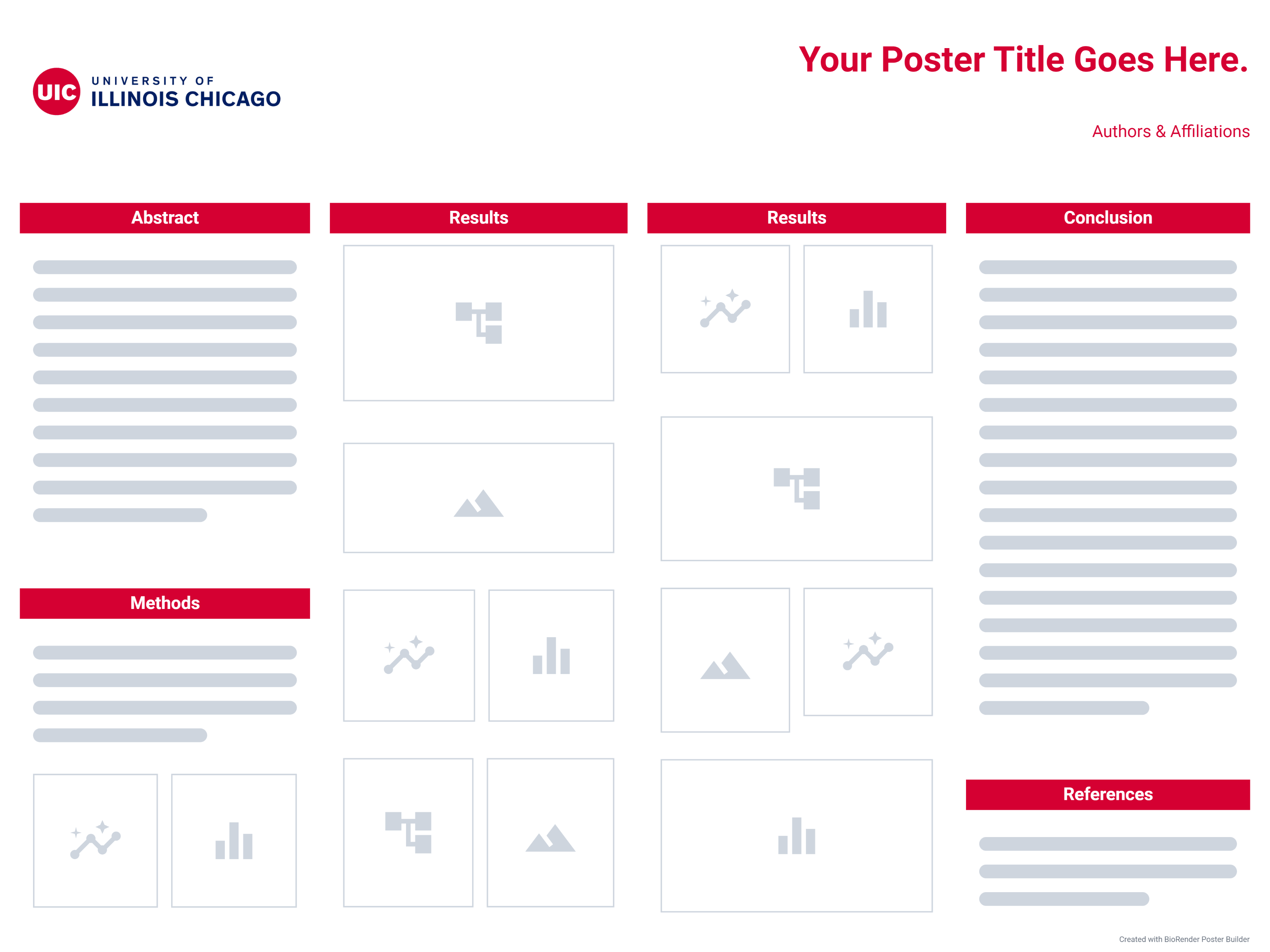 University of Illinois Chicago Poster Template - Landscape | BioRender ...