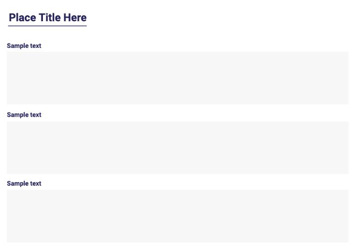 Blank Panels (Layout 1x3) | BioRender Science Templates