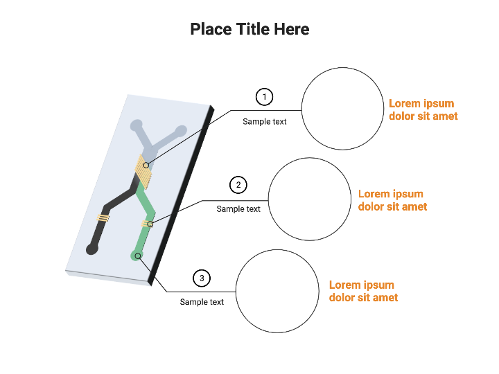 Microfluidic Device with 3 Callouts (Layout) | BioRender Science Templates