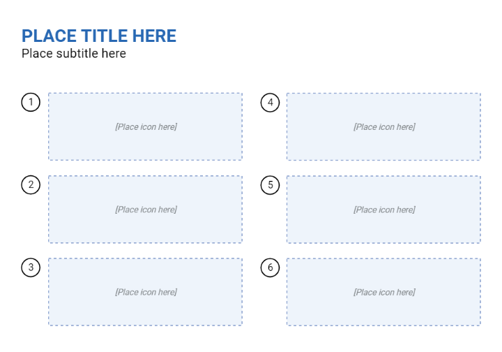 6-Step Process (Layout 2x3) | BioRender Science Templates