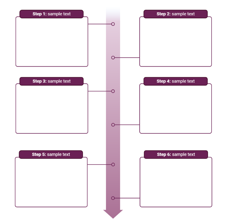 Multi-Panel Vertical Timeline (Layout 2x3) | BioRender Science Templates Multi-Panel Vertical Timeline (Layout 2x3) | BioRender Science Templates