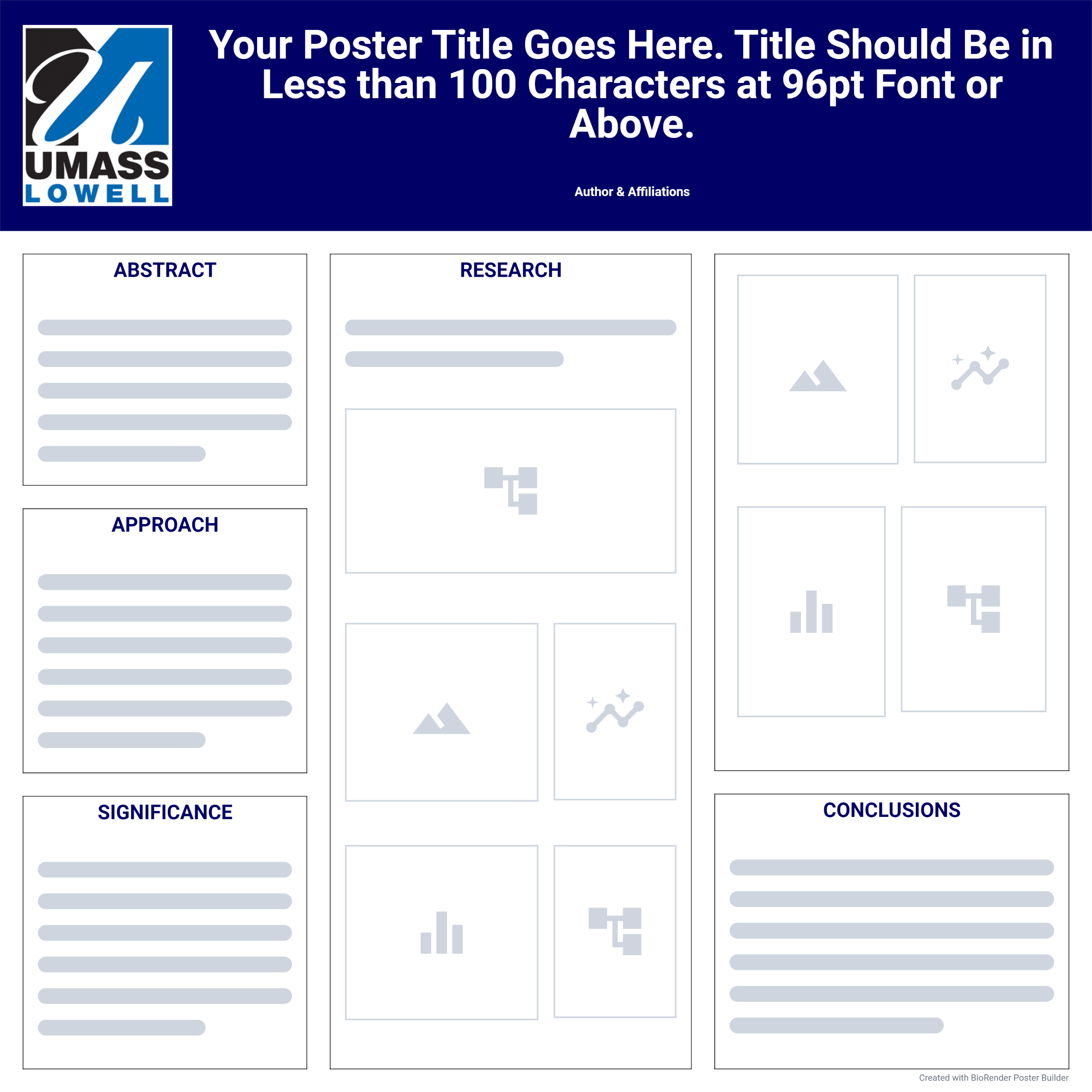 UMass (University of Massachusetts) Lowell Poster Template – Square ...