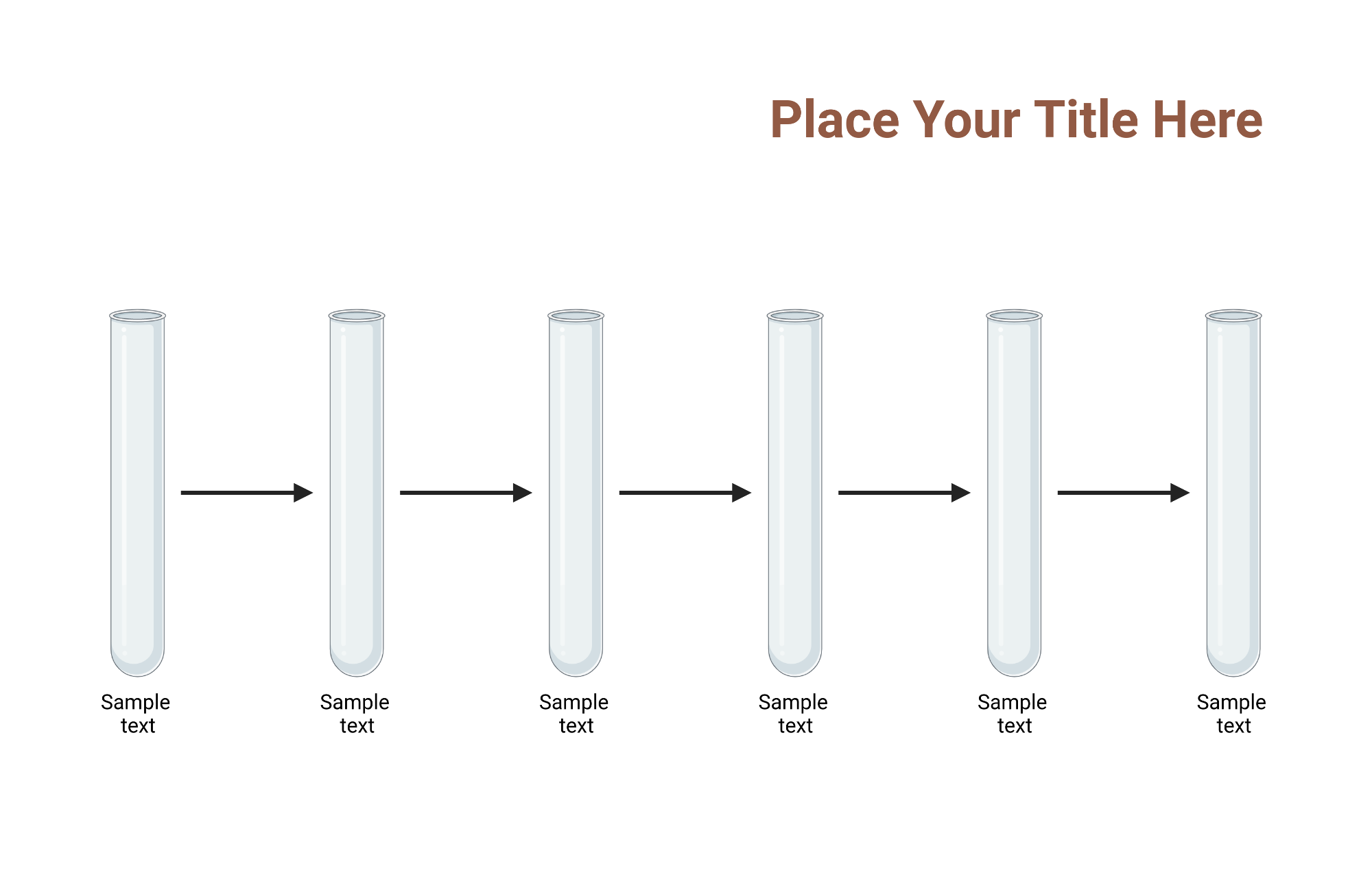Protocol with Test Tubes (Layout, 6x1) | BioRender Science Templates