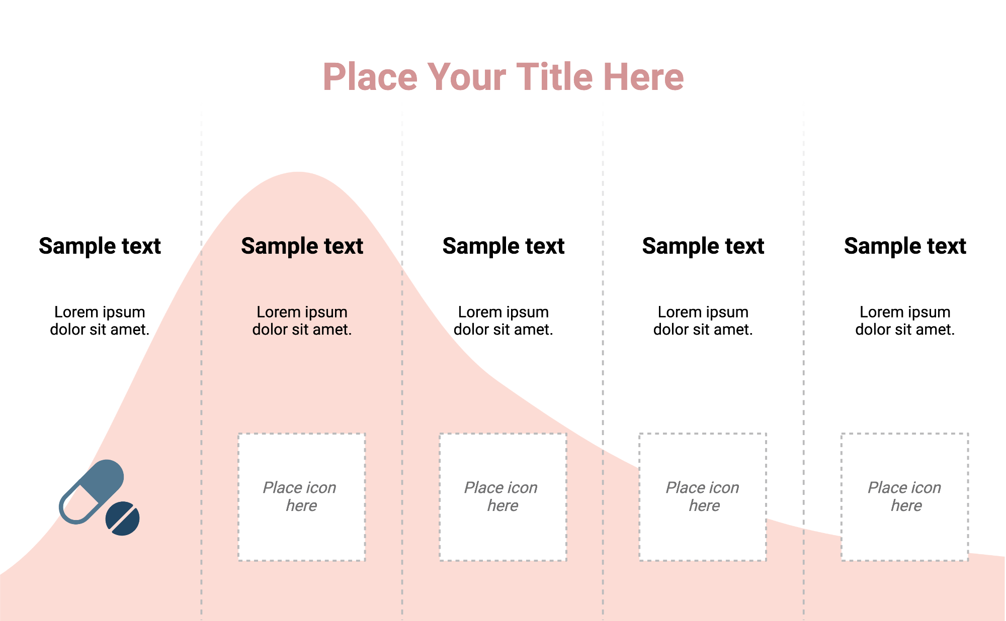 Bell-shaped Graph (Layout, 6 Panels) | BioRender Science Templates