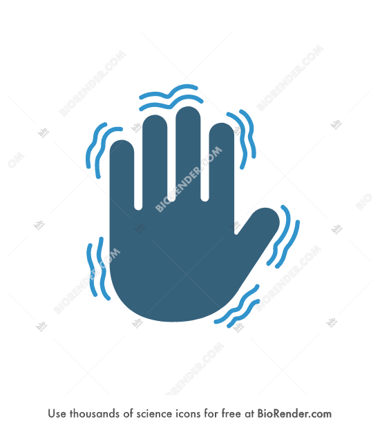 Free Hand tremor (symbol) Icons, Symbols & Images | BioRender