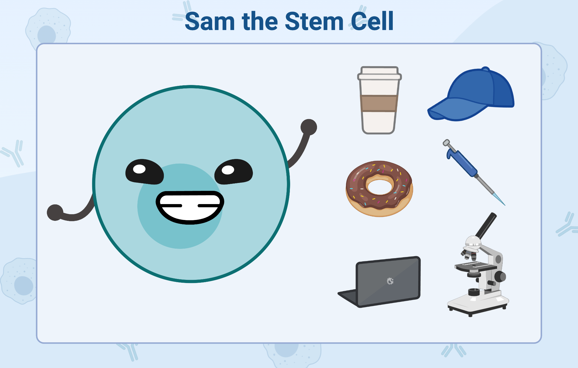 Sam the Stem Cell | BioRender Science Templates