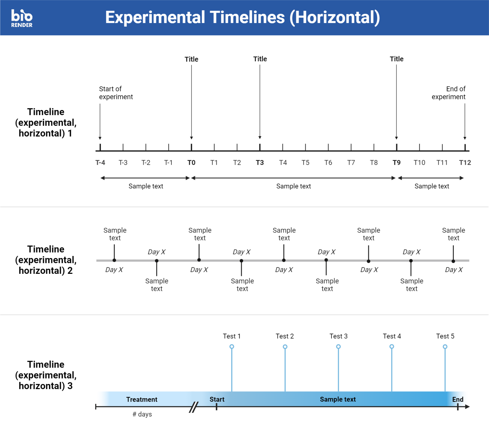 Icon Pack - Experimental Timelines (Horizontal) | BioRender Science ...