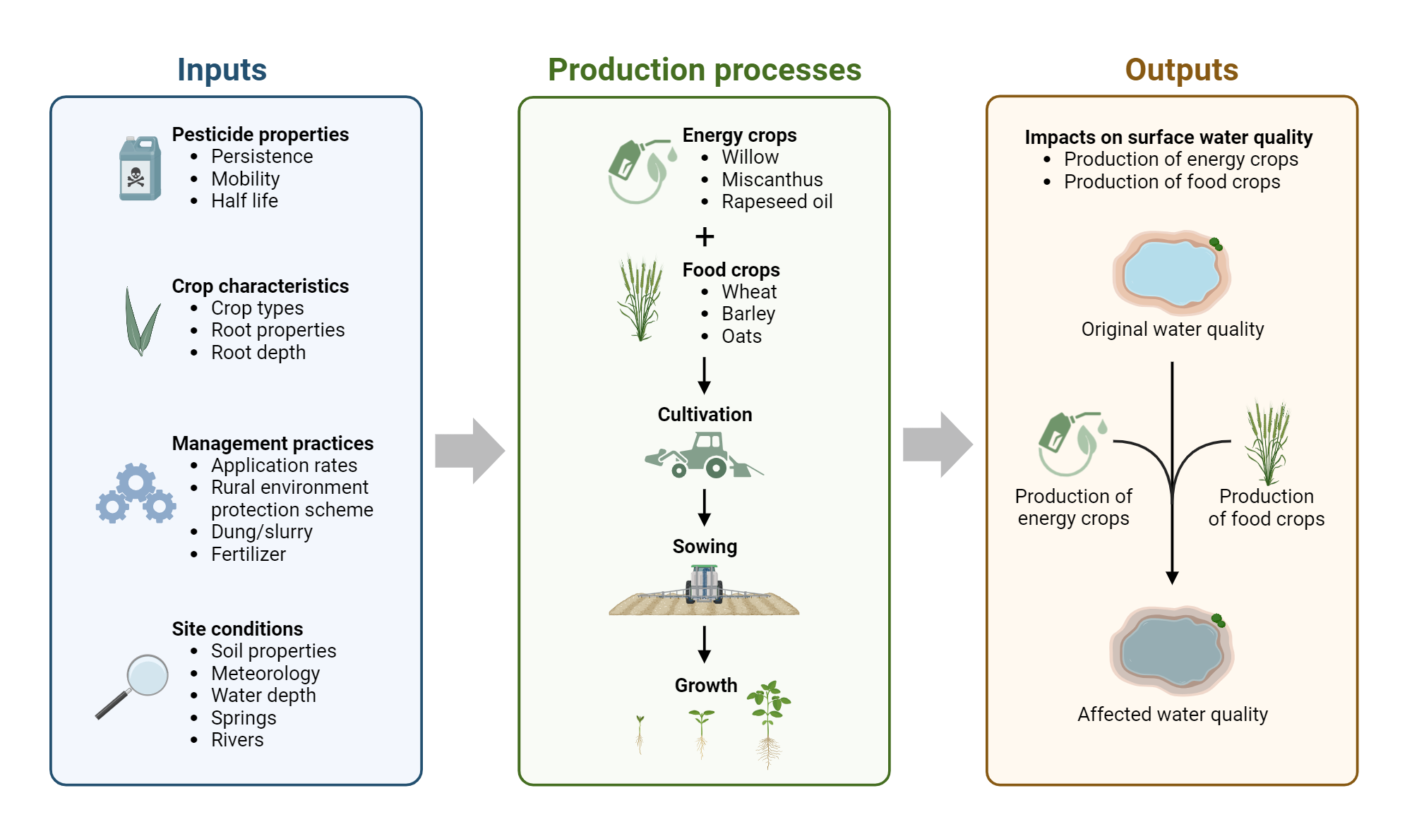 Model of Agricultural Inputs, Production Processes and Impacts on ...