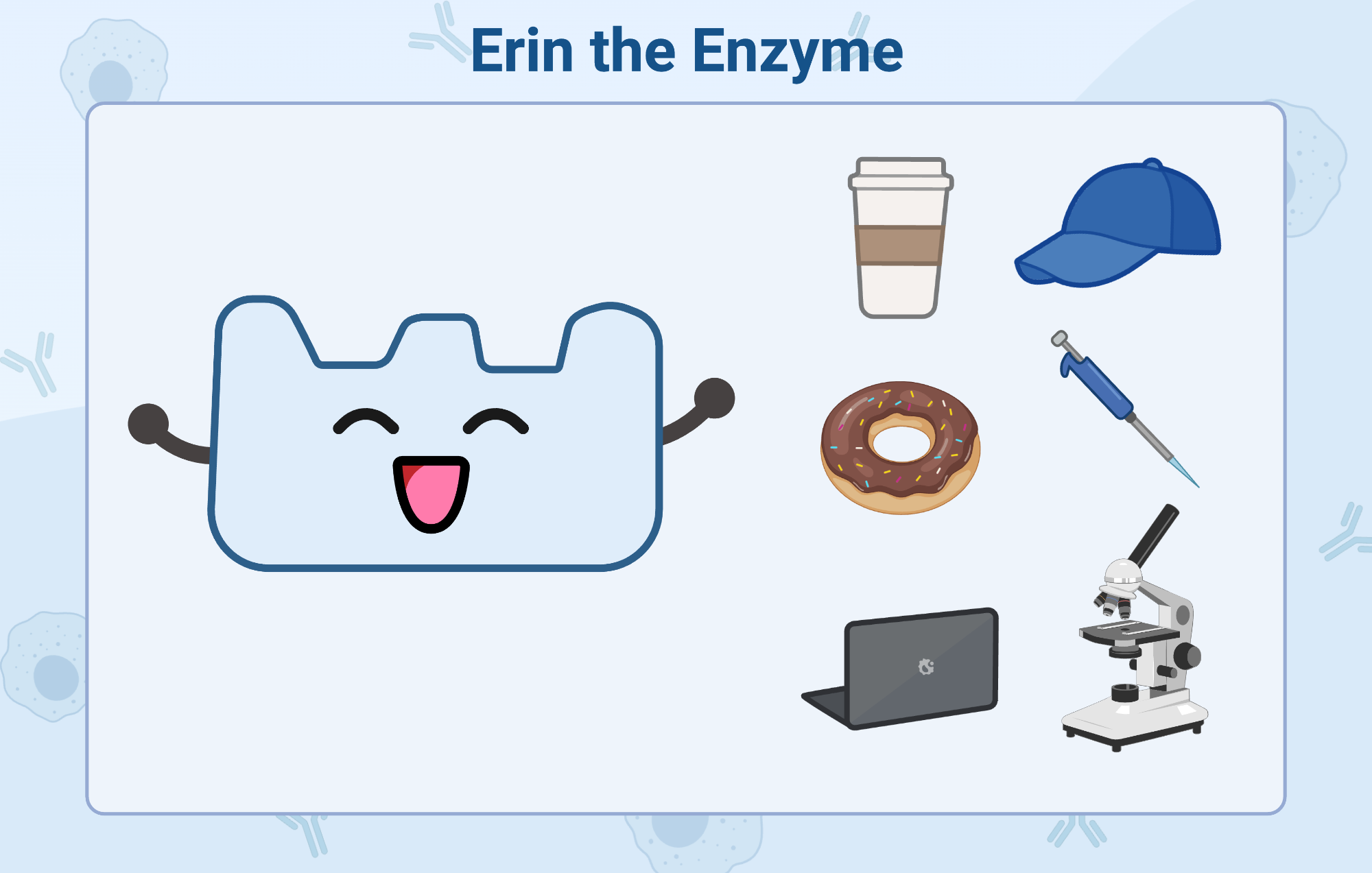 Erin the Enzyme | BioRender Science Templates