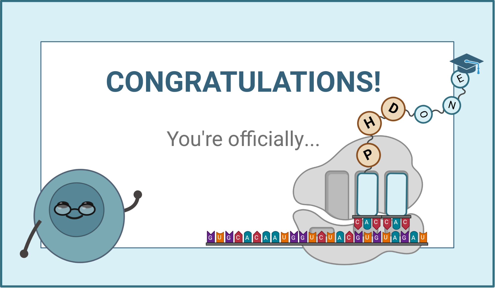 PhD Graduation Card | BioRender Science Templates