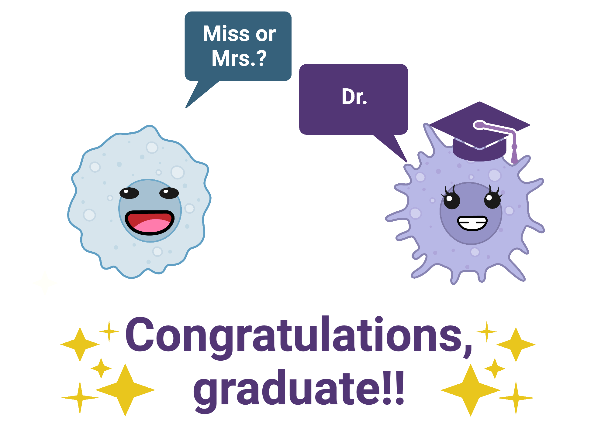 Congratulations, graduate! | BioRender Science Templates