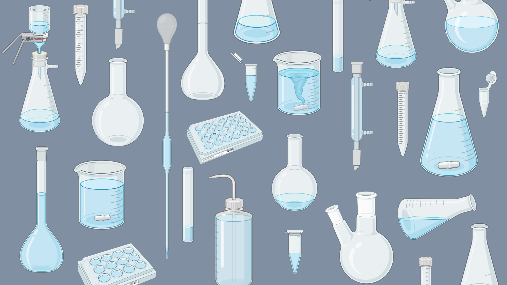 Virtual Background - Glasswork | BioRender Science Templates