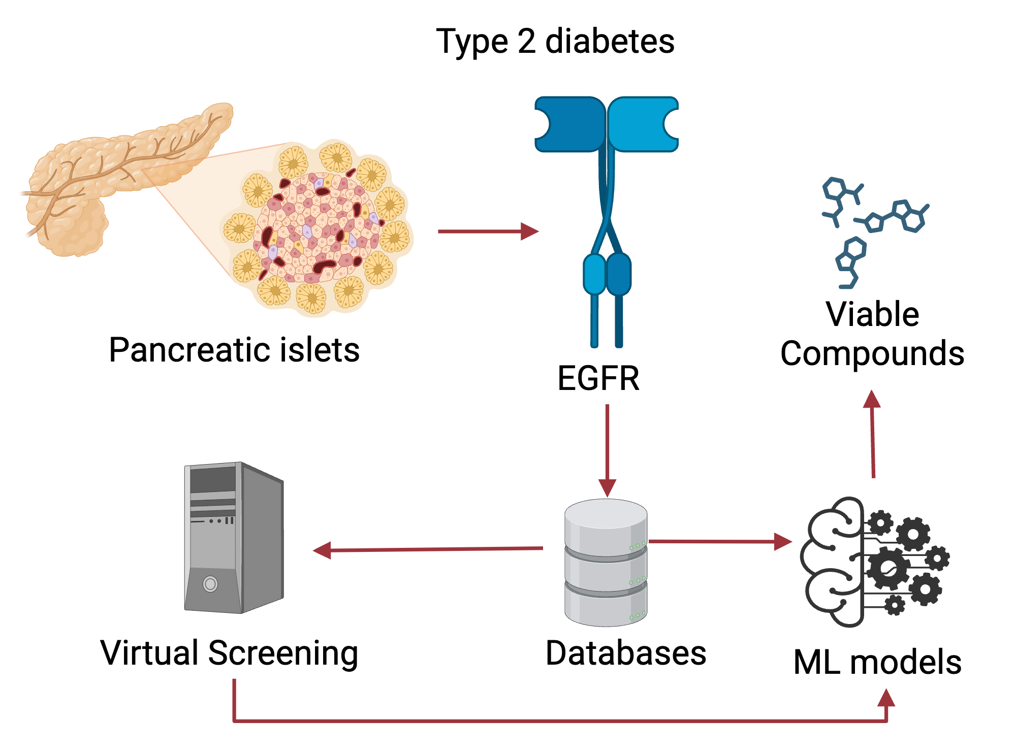 Virtual Screening of EGFR Inhibitors for Type 2 Diabetes Treatment ...