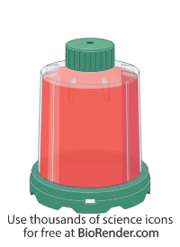 Free Cylindrical Cell Culture Flask (G-Rex 100M, full liquid) Icons ...