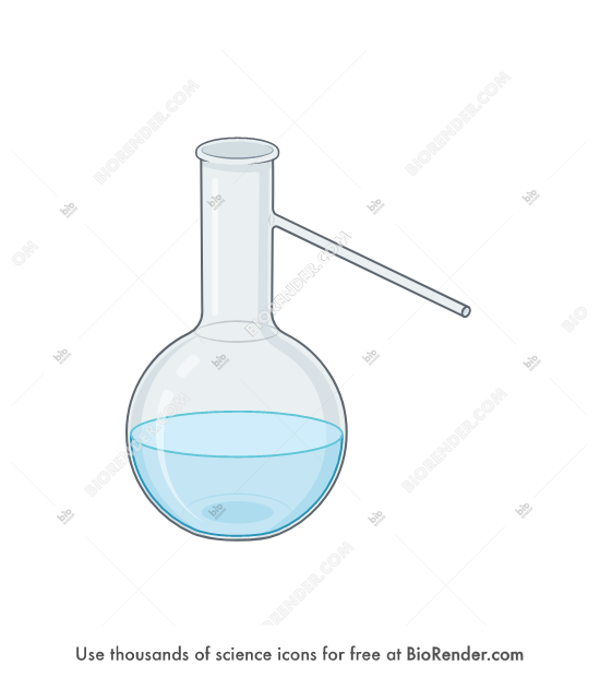 Free Distillation flask (1/2 liquid) Icons, Symbols & Images | BioRender