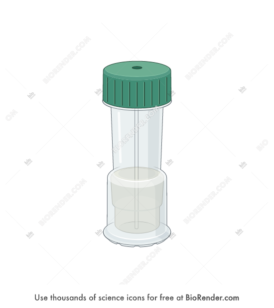 Free Cylindrical cell culture flask (G-Rex 10M, empty) Icons, Symbols ...