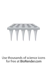 Free Microneedle array (3D) Icons, Symbols & Images | BioRender