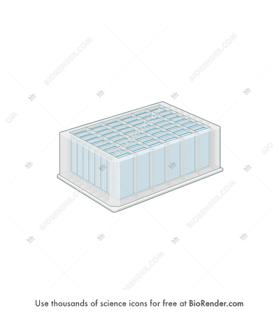 Free Deep well plate (48 well, full liquid) Icons, Symbols & Images ...