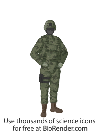 Free Soldier (gender-neutral) Icons, Symbols & Images | BioRender