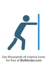 Free Person pushing (symbol) Icons, Symbols & Images | BioRender