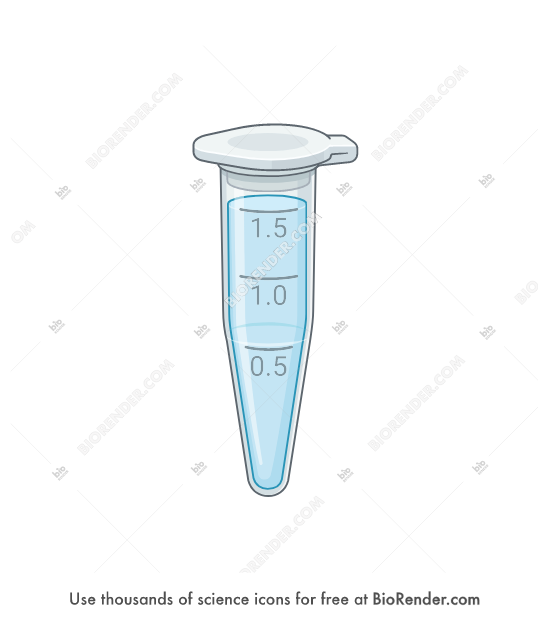 Free Eppendorf tube 1.5mL (3/4 view, closed, full liquid) Icons ...