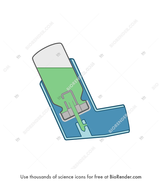 Free Inhaler (cross-section) Icons, Symbols & Images | BioRender