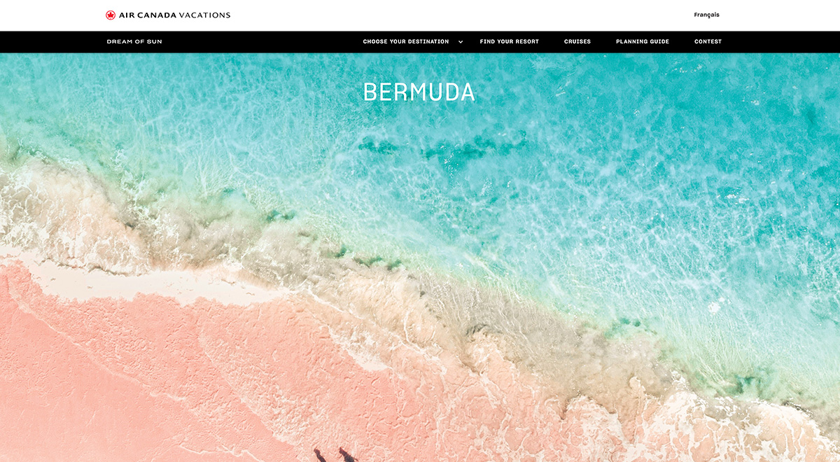 Bermuda Dream Of Sun Air Canada Vacations