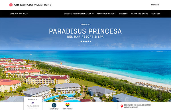Paradisus Princesa del Mar Resort & Spa | Air Canada Vacations
