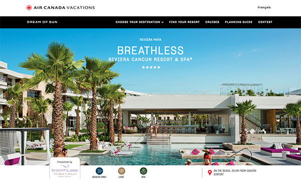 Breathless Riviera Cancun Resort & Spa® | Air Canada Vacations