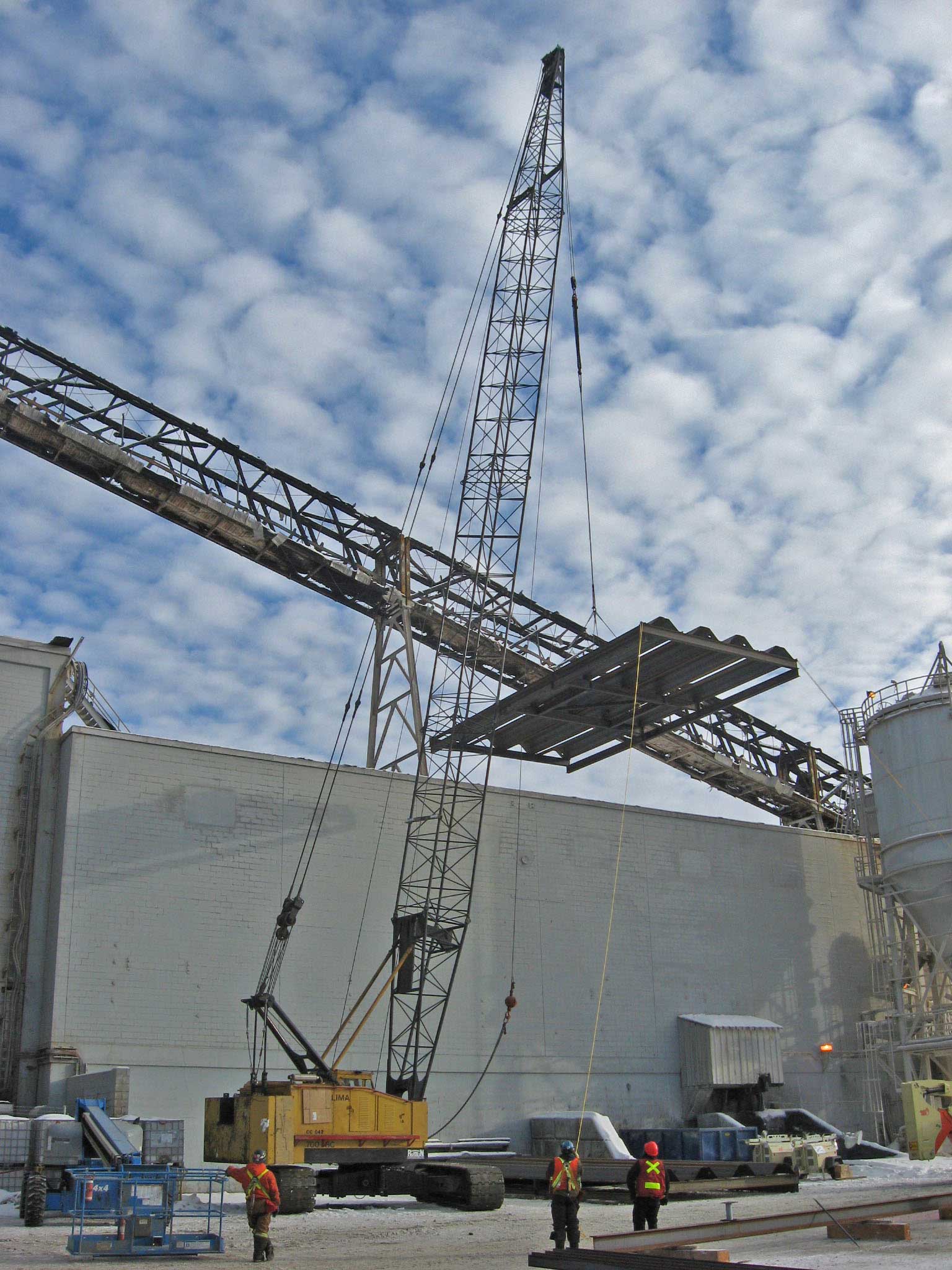 Burnt Conveyor Gallery, Lifting Procedure and Cradle | Gairns Santos ...