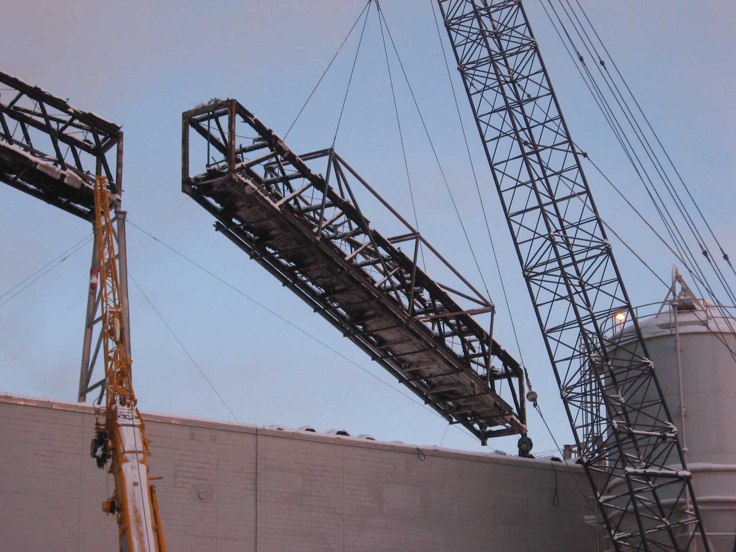 Burnt Conveyor Gallery, Lifting Procedure and Cradle | Gairns Santos ...