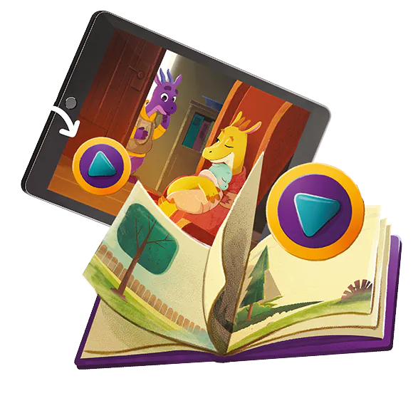 Purple The Dragon Animated Book