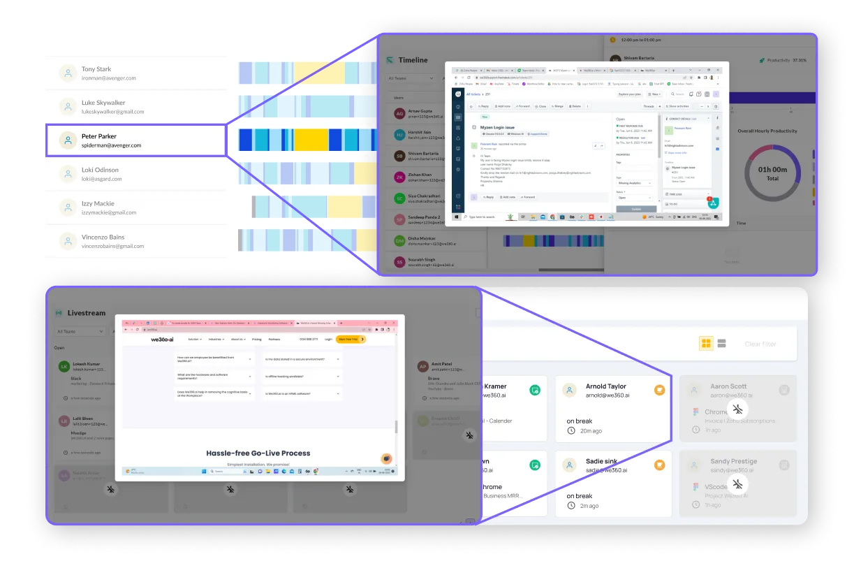 Screenshots | We360.ai