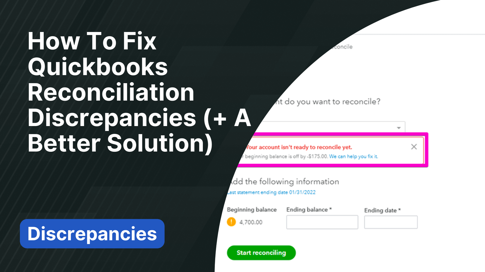 How To Reconcile Cash On Hand In Quickbooks at James Chalmers blog